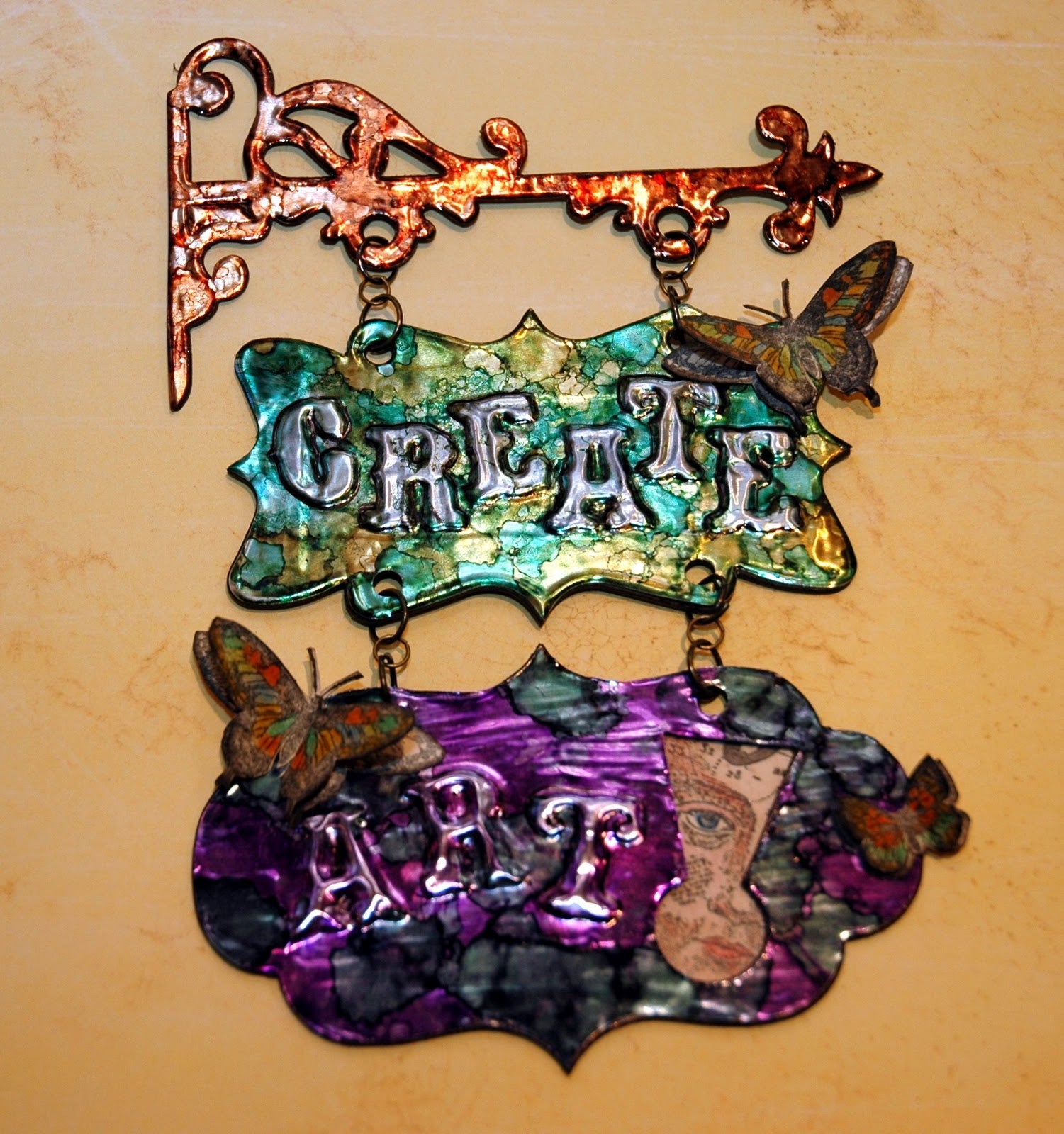 Tips & Tricks When Painting Alcohol Ink On Metal – T-Rex Inks