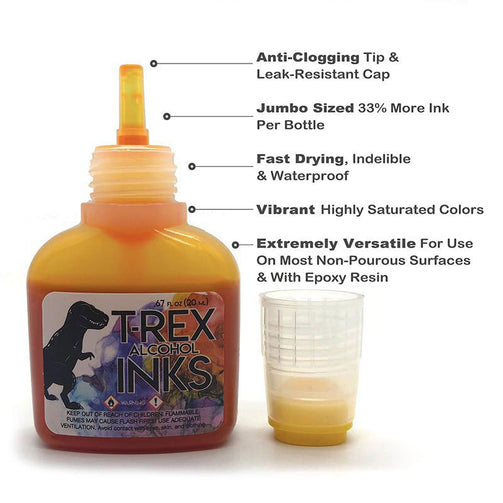 Alcohol Ink Art Supplies for Painting With Alcohol Inks | T-Rex Inks